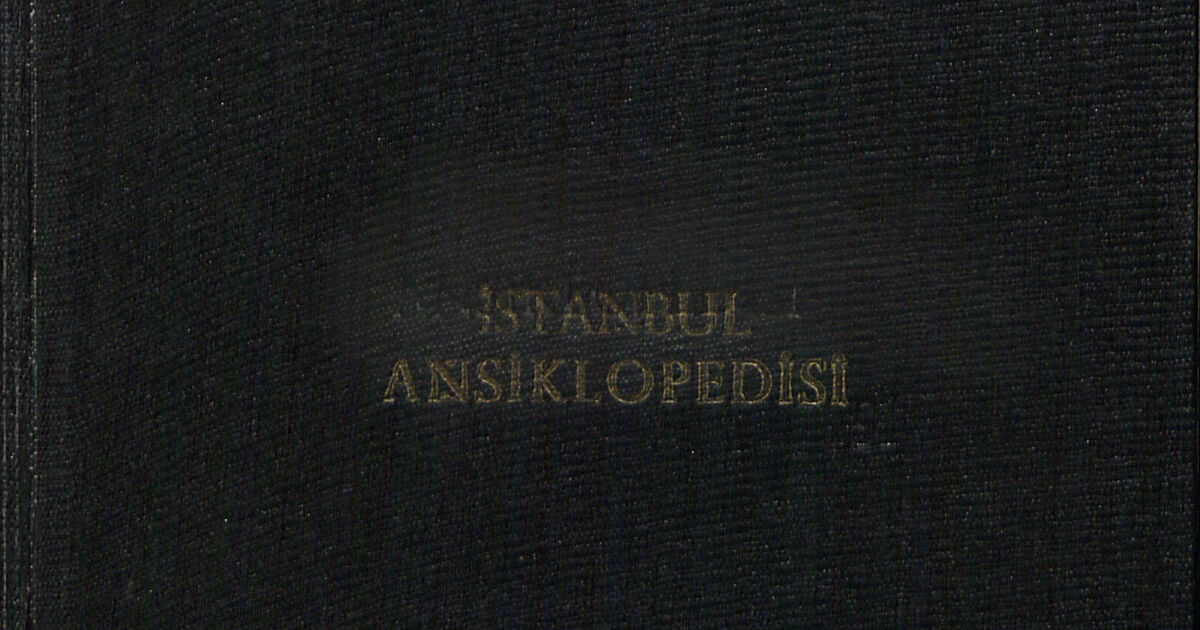 Istanbul Encyclopedia: Volume 9, cover page and inner cover, pp. 4610-4675