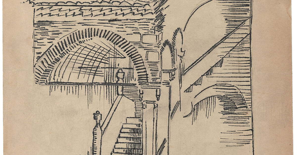 Istanbul Encyclopedia: Drawing titled "Şehid ali paşa kütübhanesi ...