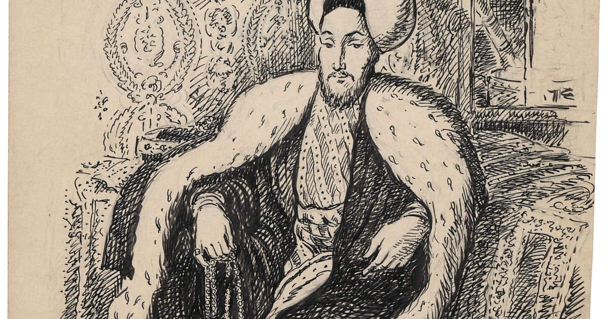 Istanbul Encyclopedia: Selim III. drawing