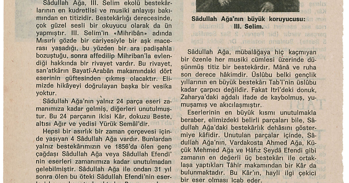 Istanbul Encyclopedia: Turkish Composers Encyclopedia page about ...