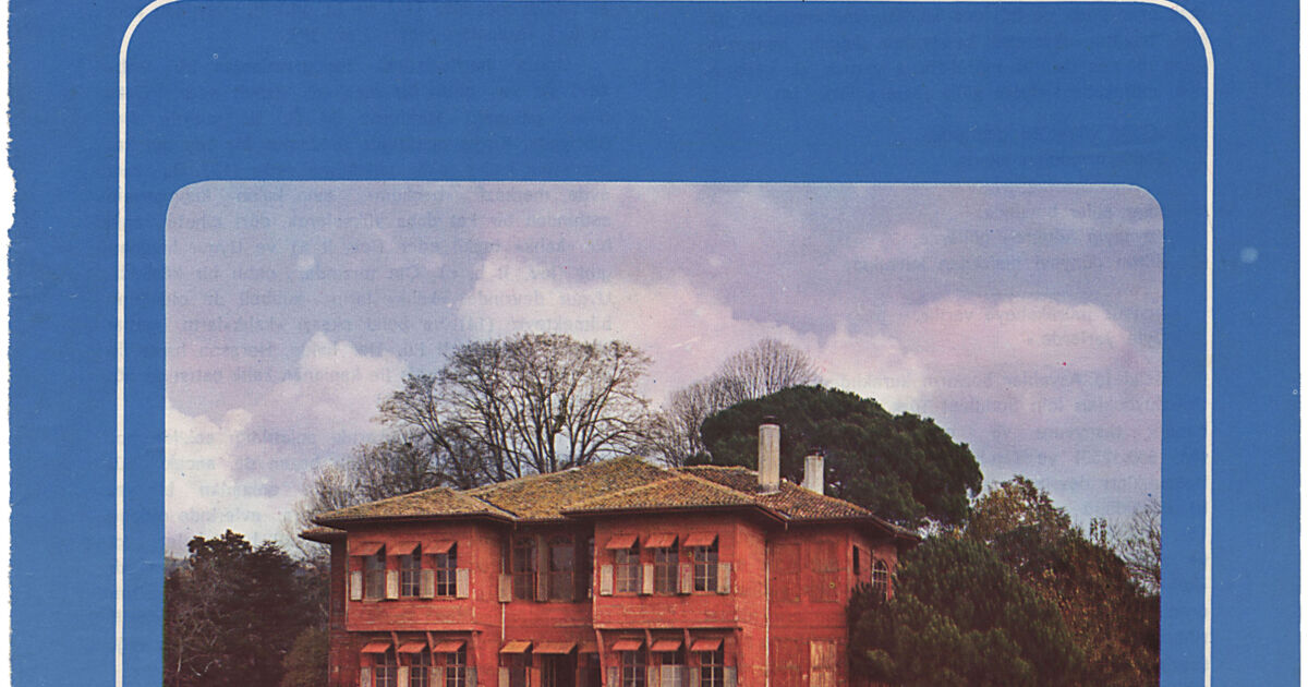 Istanbul Encyclopedia: Booklet pages about Sadullah Pasha Seaside Mansion