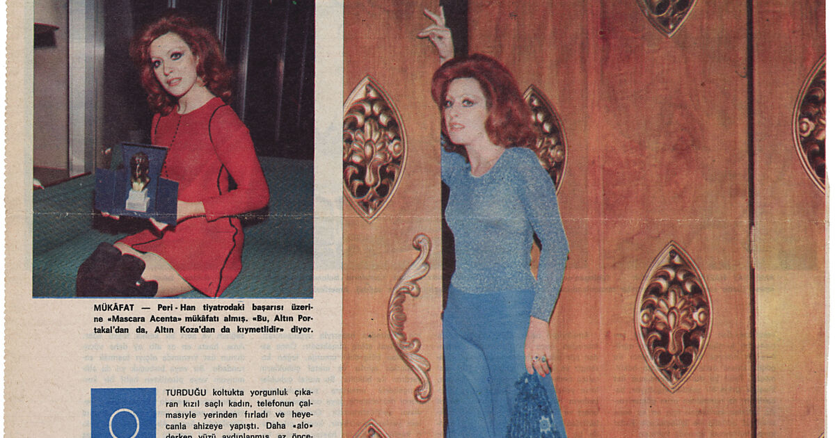 Istanbul Encyclopedia: Magazine page about Peri Han