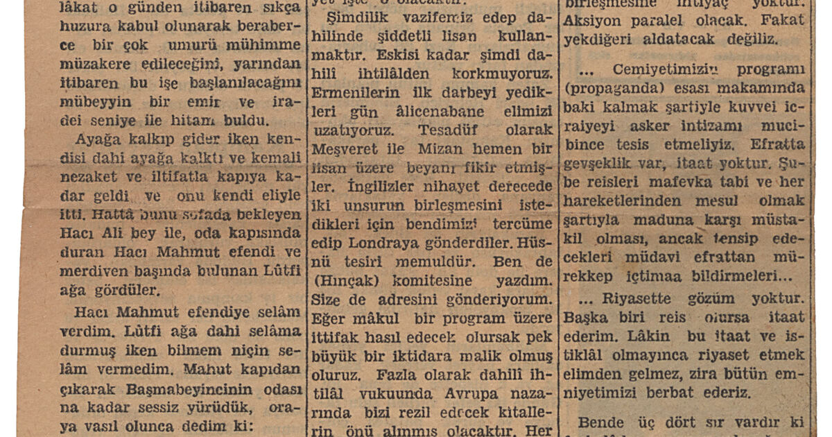 Istanbul Encyclopedia: Clipping about Mizancı Murad Bey