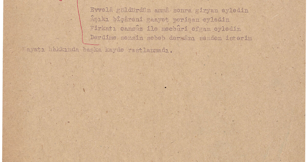 Istanbul Encyclopedia: Mahmûre Hanım article