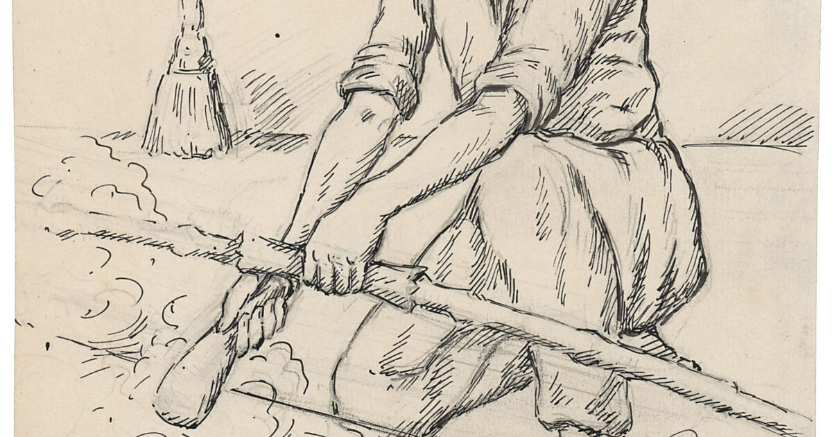 Istanbul Encyclopedia: Arhavili Hallaç drawing