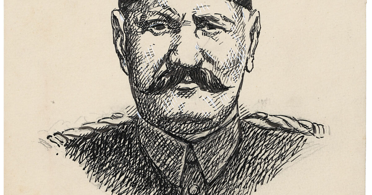 Istanbul Encyclopedia: Hasan Pasha (Guard of Beşiktaş) portrait drawing