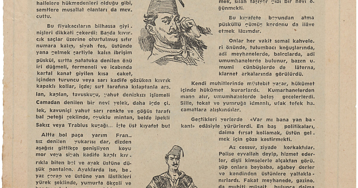 Istanbul Encyclopedia: Magazine page about Rowdy, Rowdies, Rowdiness