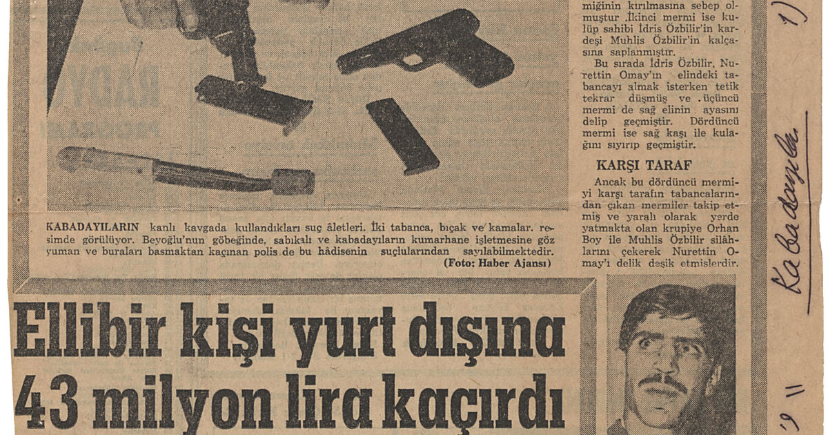 Istanbul Encyclopedia: Clipping about Rowdy, Rowdies, Rowdiness