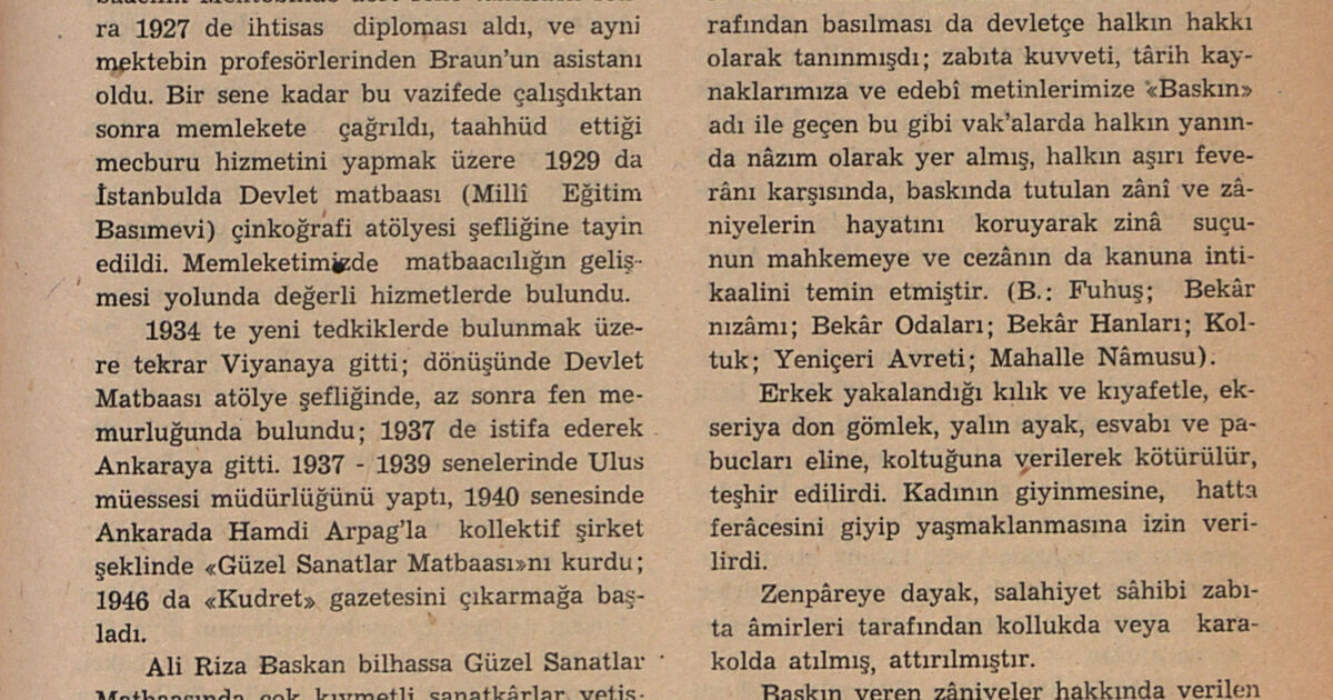 Istanbul Encyclopedia: BASKIN
