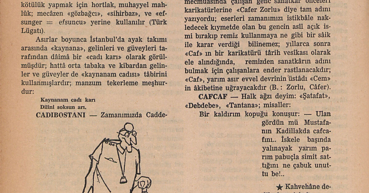 Istanbul Encyclopedia: CAF